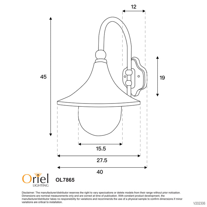 Moca Outdoor Wall Light Black — lightsuponline