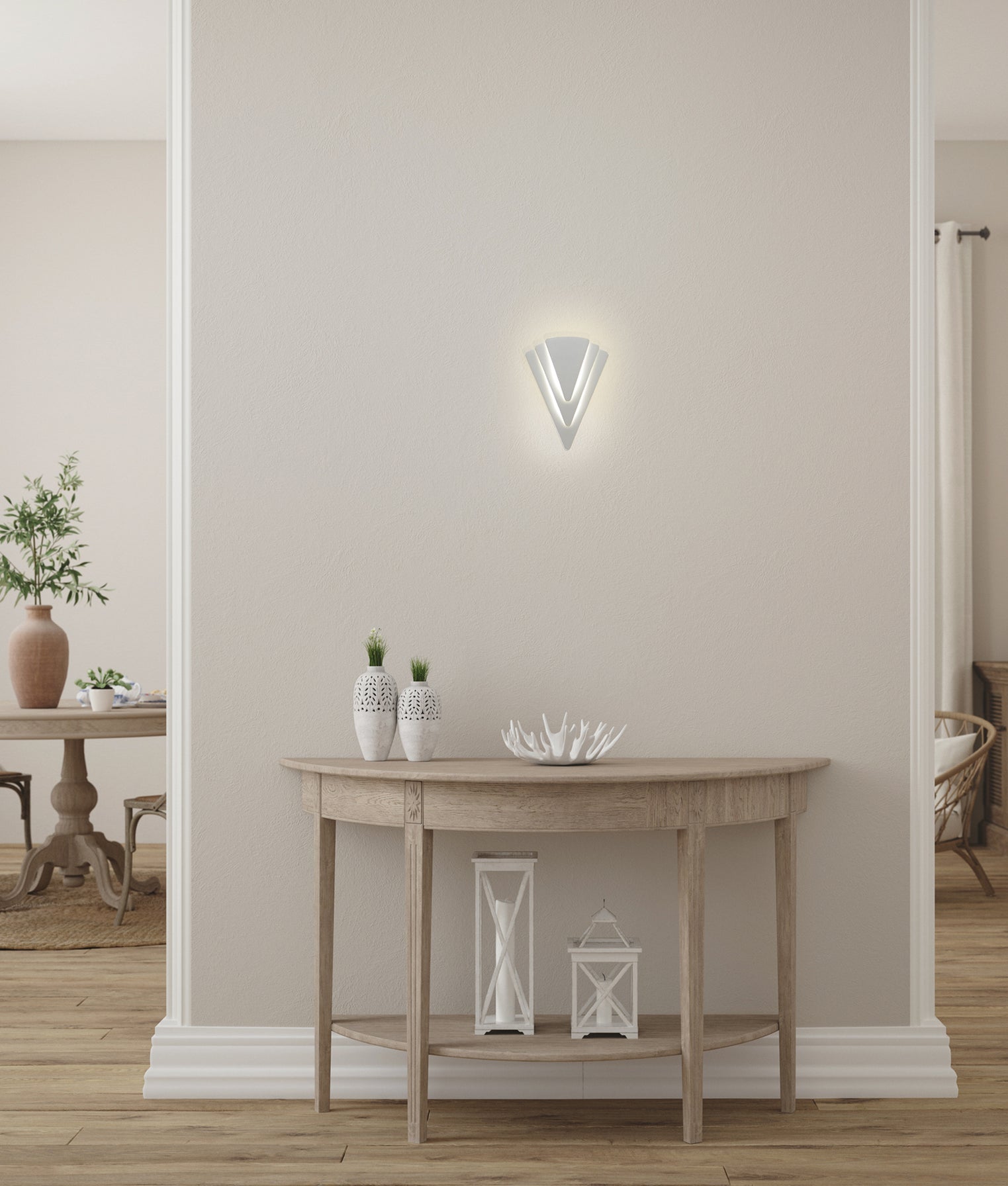 Surat City Series Dual-CCT Dimmable Wall Light