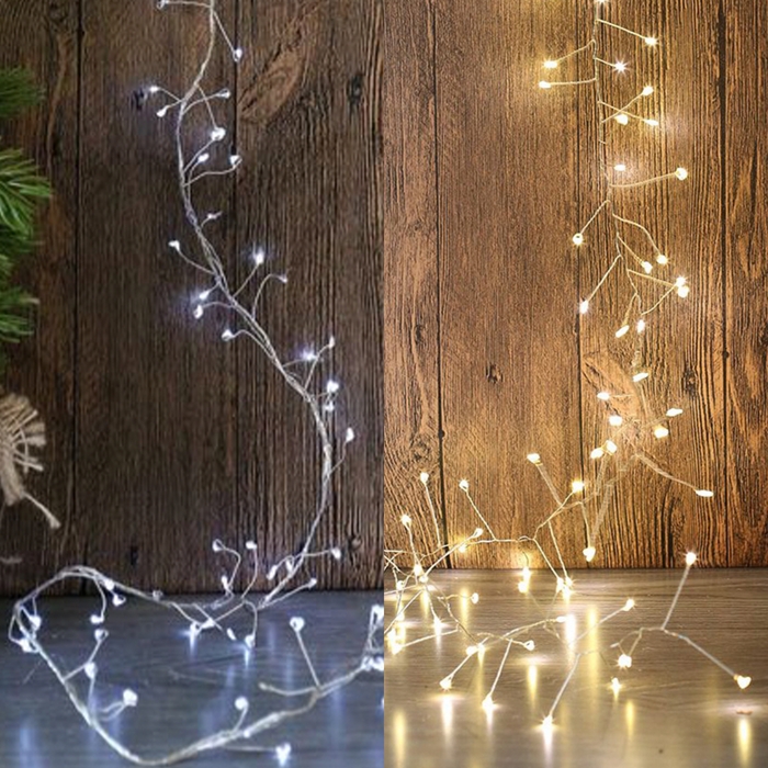 400 Dual Colour Micro LED Cluster Lights — lightsuponline