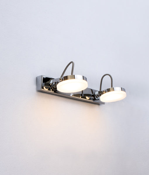 CITY SEATTLE LED Interior Surface mounted Bar Wall Light- 2Lt ...