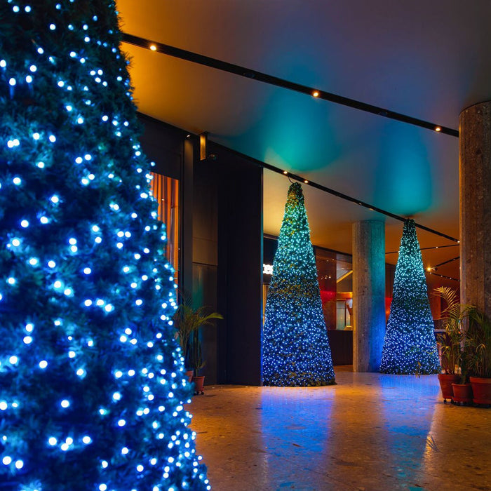 Twinkly Pro Cone Tree - 13.1ft/19.7ft — lightsuponline