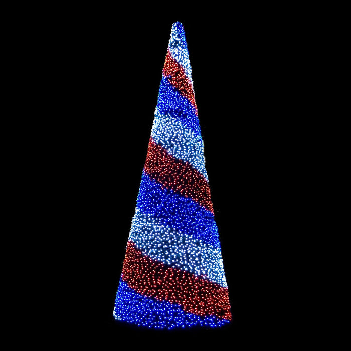 Twinkly Pro Cone Tree - 13.1ft/19.7ft — lightsuponline
