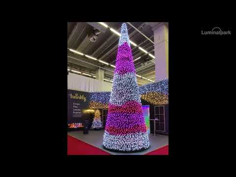 Twinkly Pro Cone Tree - 13.1ft/19.7ft — lightsuponline
